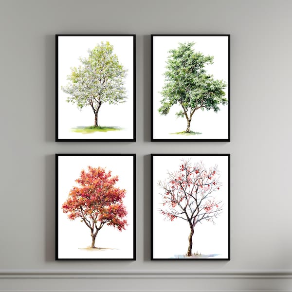 Hawthorn Tree Painting - Etsy Finland