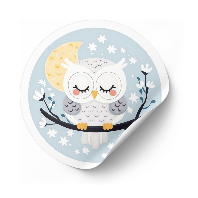 Cute Sleeping Owl Clipart! 12 Kawaii Owls Asleep Clip Art. Cute Images ...