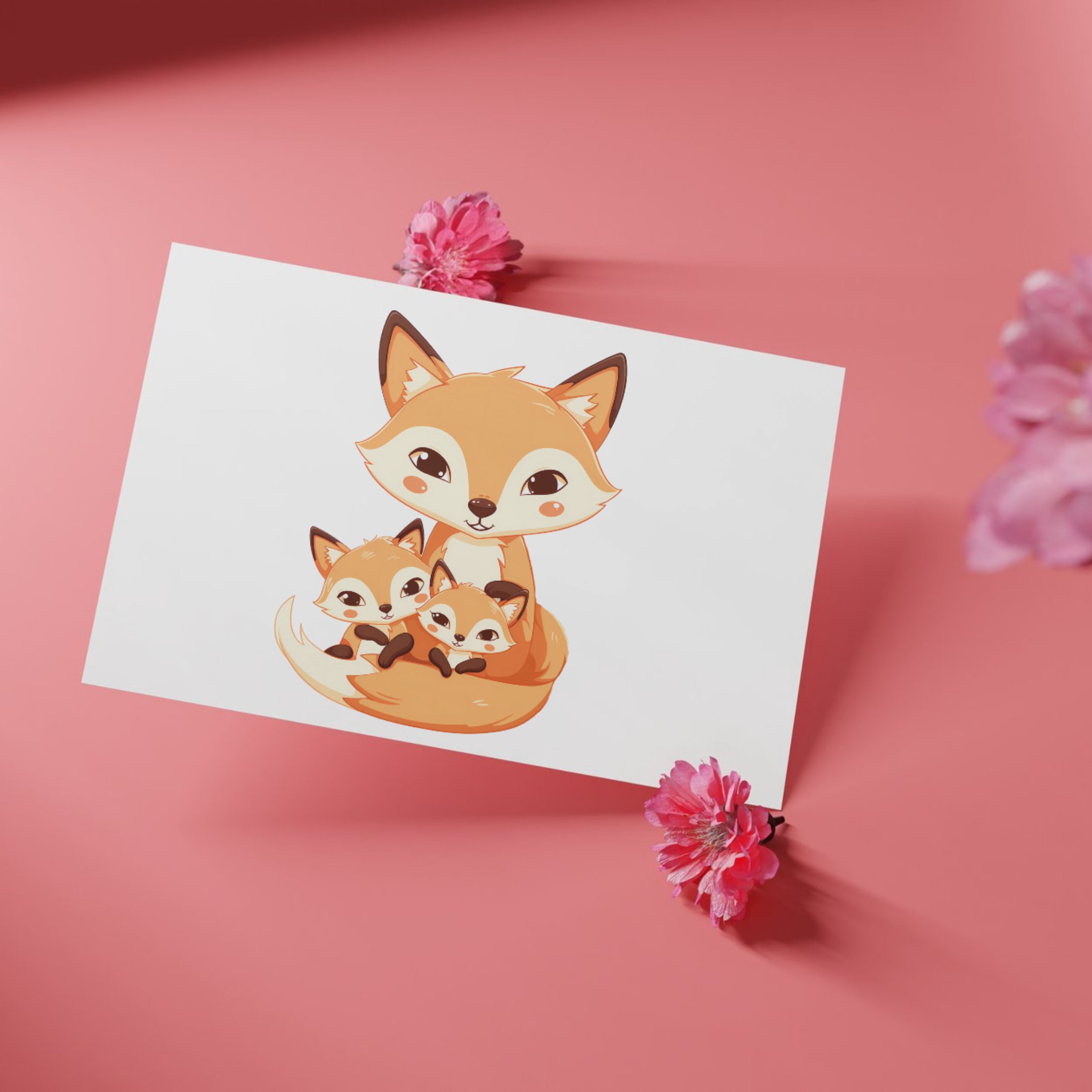 Cute Fox Clipart! 24 Kawaii Foxes Clip Art. Cute Animal Clipart and Fox ...