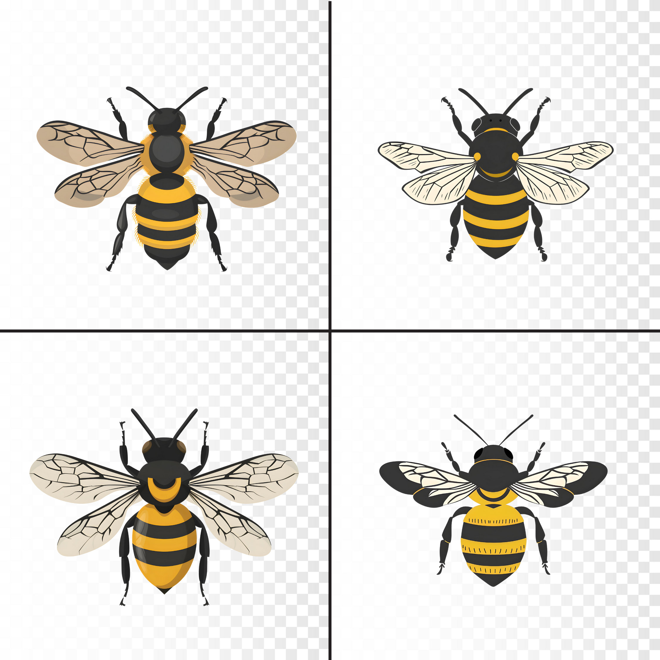 Bumblebee Clipart! 36 Transparent Background, Honeybee Images ...