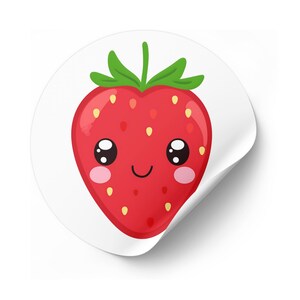 Cute Watercolor Strawberry Clipart! 28 Kawaii Strawberry Clip Art ...