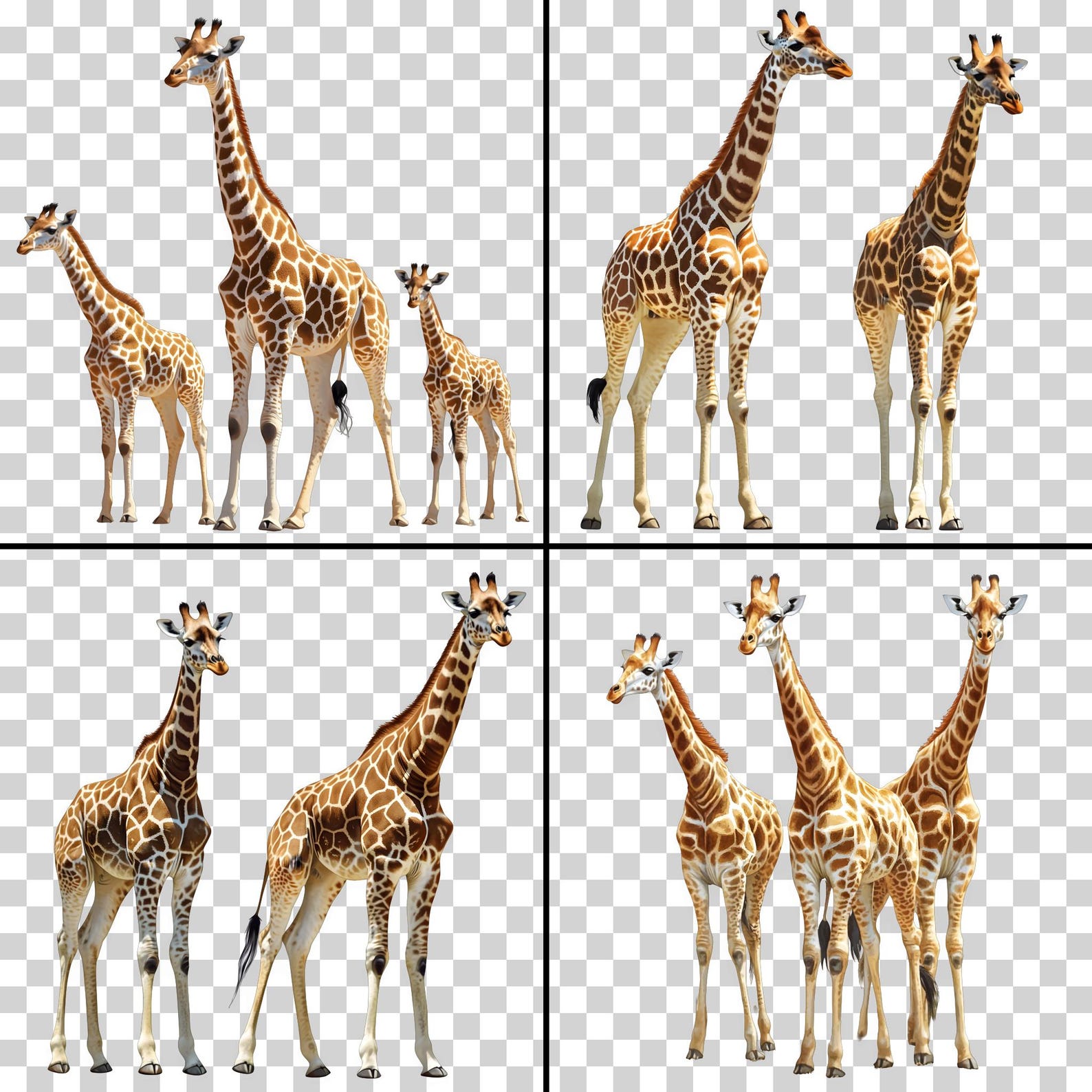 Giraffe Clipart! Giraffe Clip Art. Serengeti Wildlife PNG Images for ...