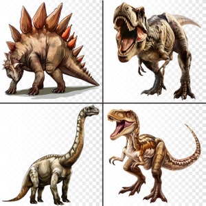 Dinosaur Clipart - 20 Images of Realistic Dino SVG and PNG Graphics ...