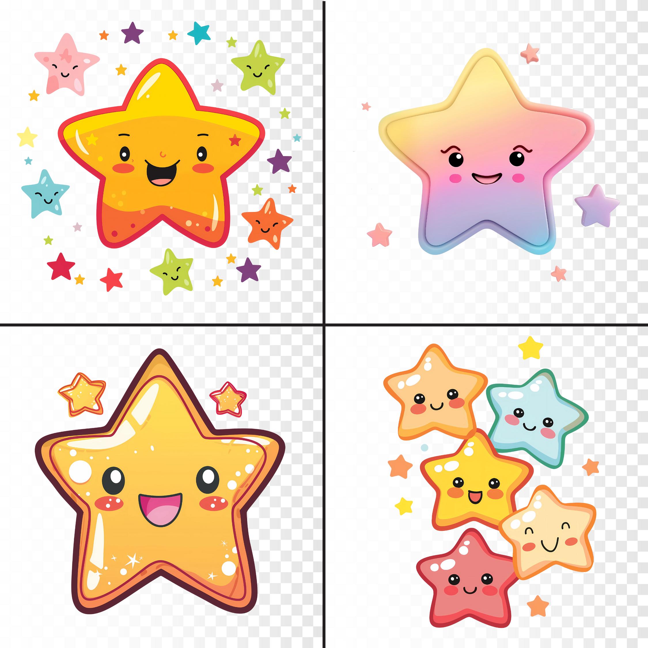 Star Clipart! 20 Cute Star Clipart Images! Adorable and Happy Stars ...