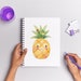 Cute Pineapple Clipart! 20 Watercolor Pineapple Clip Art PNG Images ...