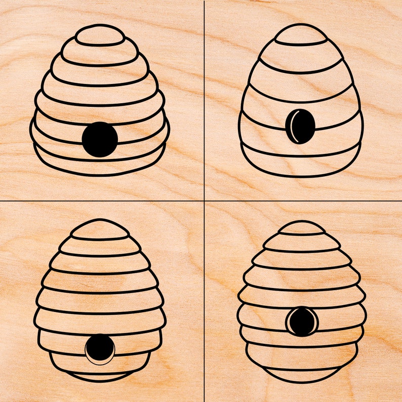 Beehive Clipart - 12 Bee Hive Vector Files. Cricut Ready. Bee Hive SVG ...