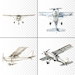 Airplane SVG Clipart - Cessna 172 PNG Bundle - 12 Files, Air Plane Clip ...