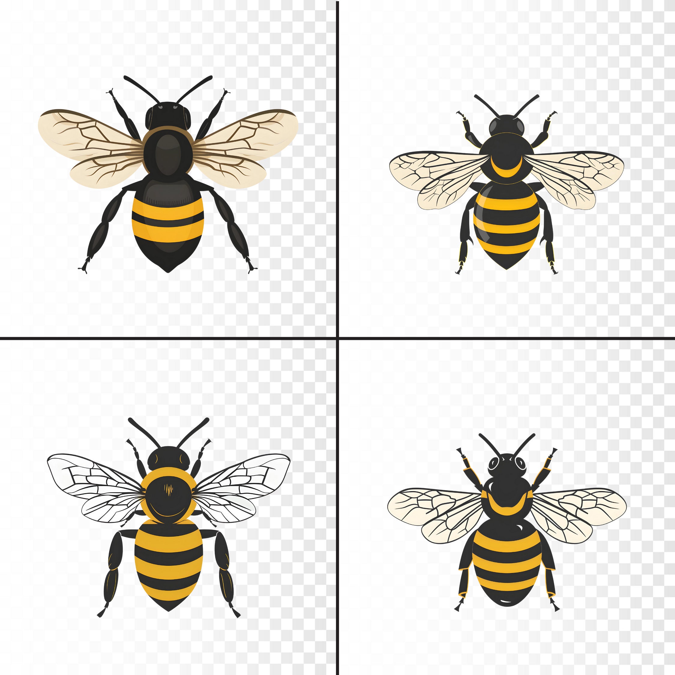 Bumblebee Clipart! 36 Transparent Background, Honeybee Images ...