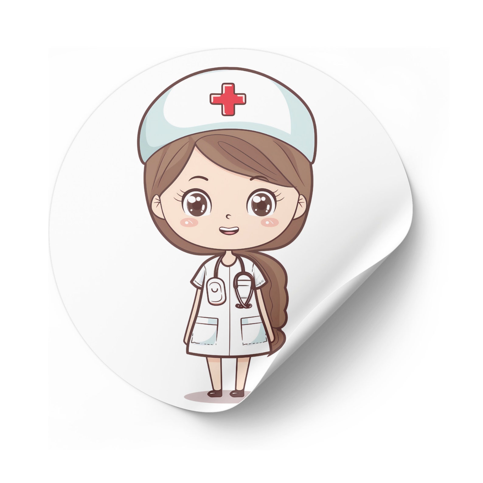 Kawaii Cute Nurse Clipart! 12 Cartoon Nurse Practitioner Medical Clip ...