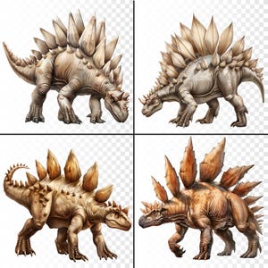 Stegosaurus Clipart! 12 Realistic Stegosaurus Dinosaur Clip Art. PNG ...