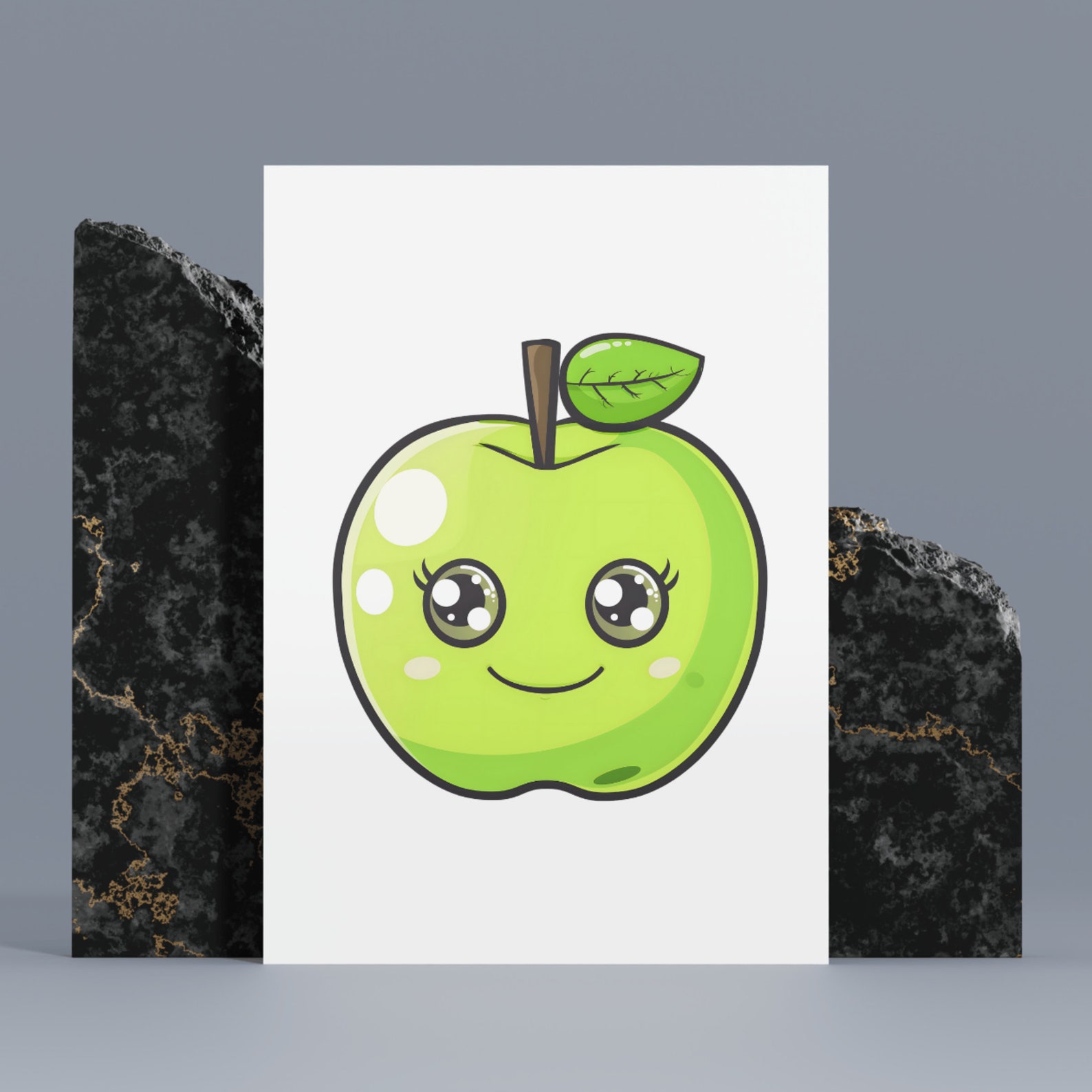 Kawaii Apple Clipart! 16 Cute Apple Clip Art Images. Vector Graphics of ...
