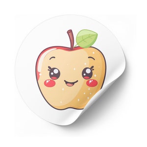 Kawaii Apple Clipart! 16 Cute Apple Clip Art Images. Vector Graphics of ...