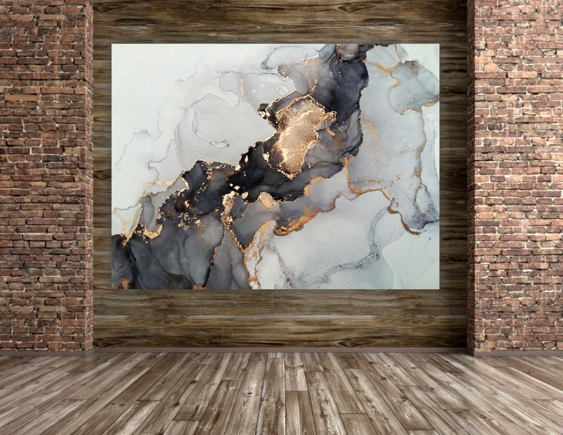 Marble Canvas Print Marble Wall Art Framed Canvas Abstract - Etsy UK