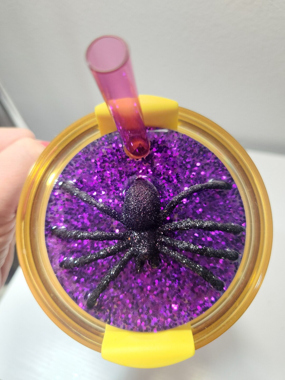 HALLOWEEN , Spider Topper 40oz Stanley Cup Topper, Glitter Topper ...