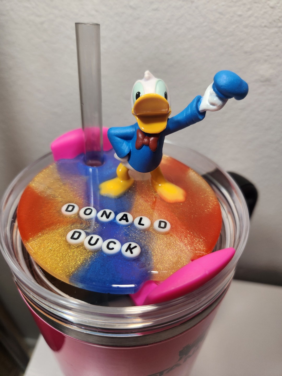 Donald Duck 40oz Stanley Cup Topper - Etsy