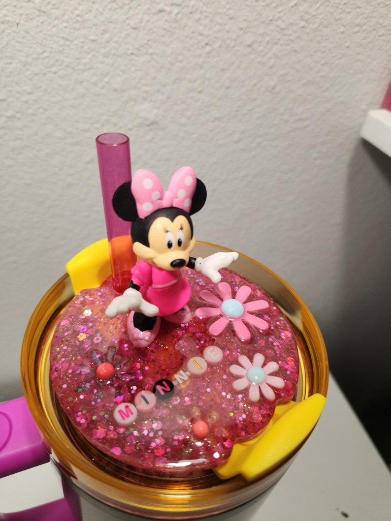 Minnie Mouse 40oz Stanley Cup Topper - Etsy
