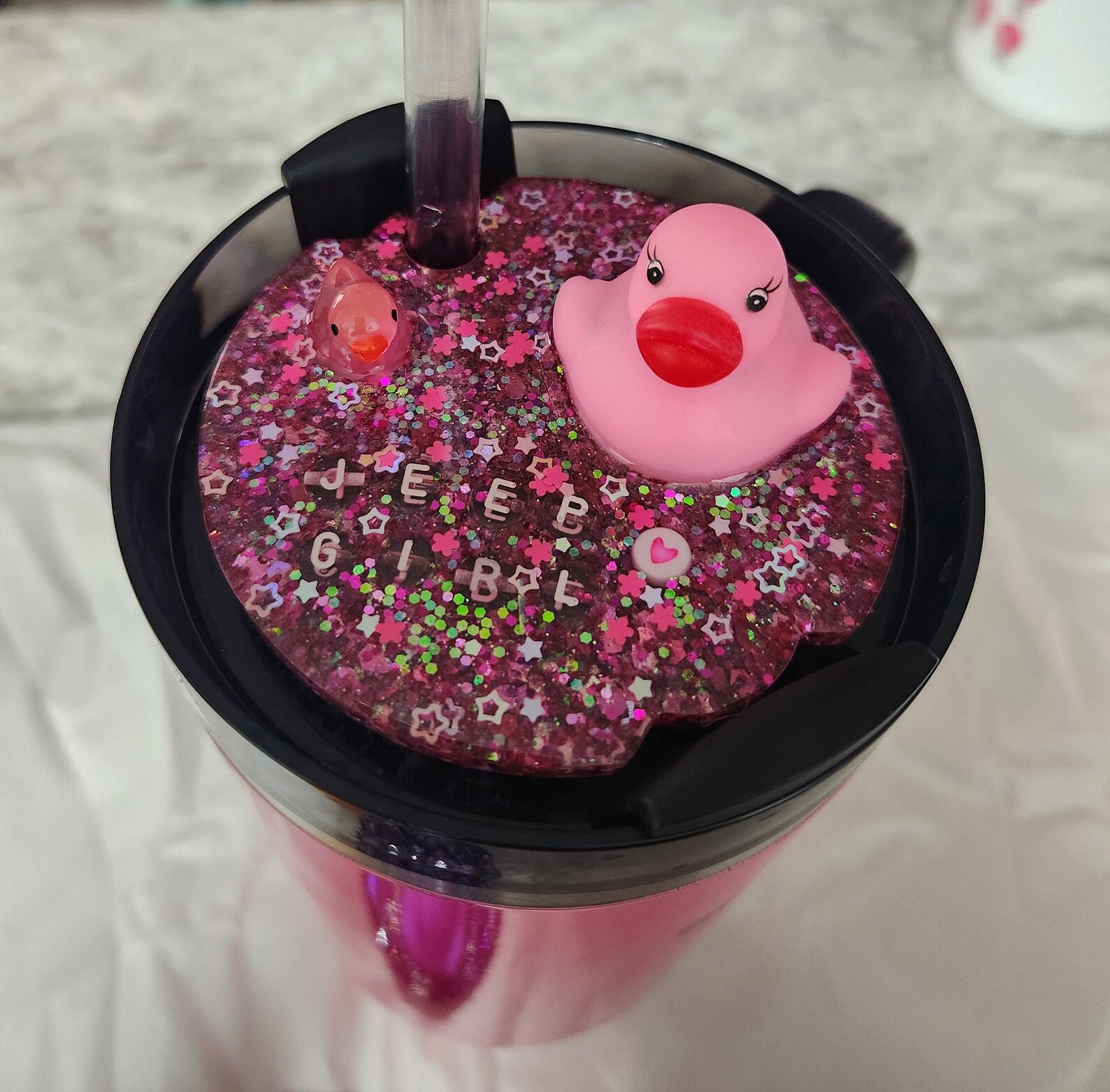 40oz Stanley Cup Topper, Glitter Topper, Stanley Topper, Cup Topper - Etsy