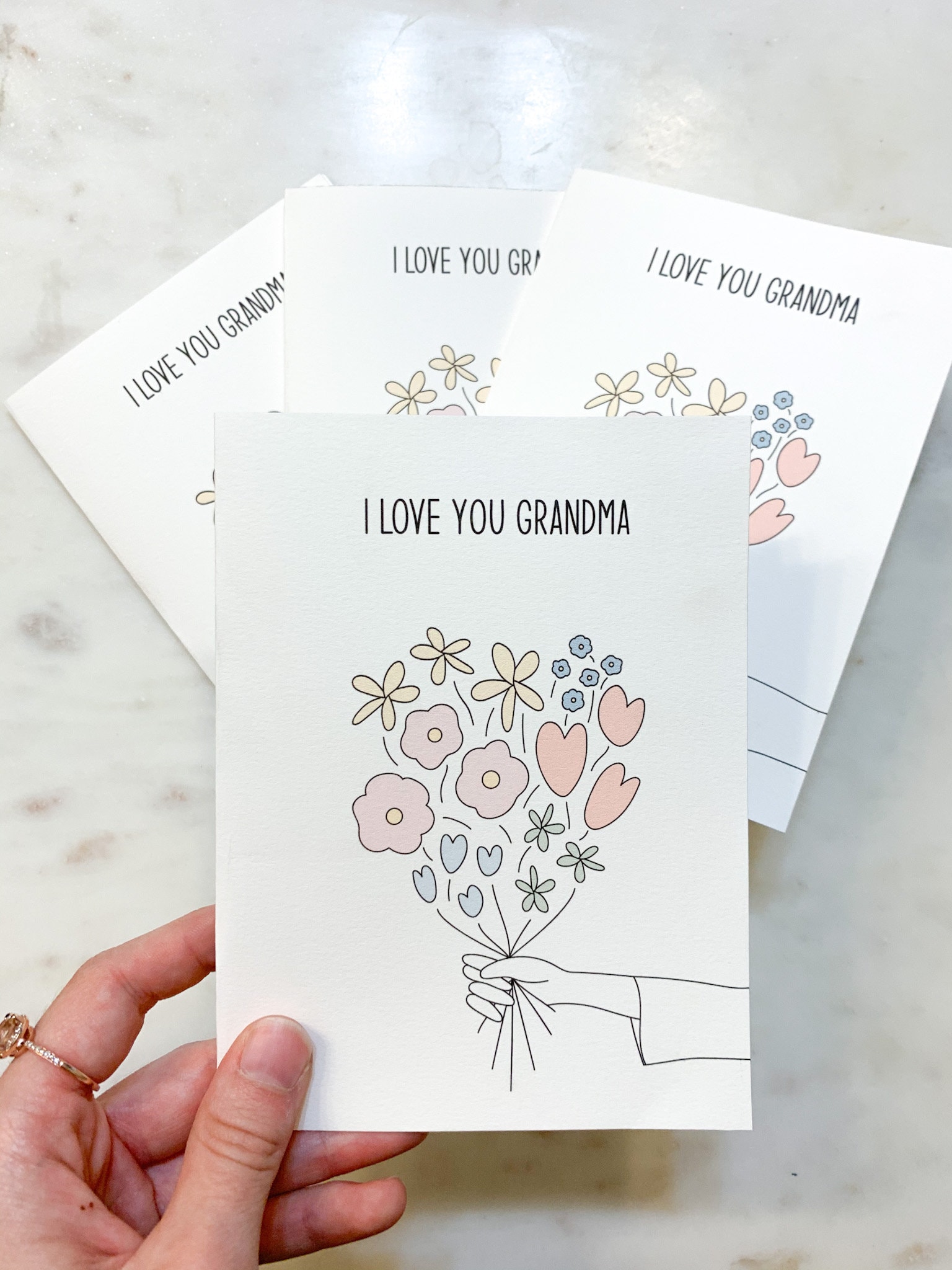 I Love You Grandma Cards