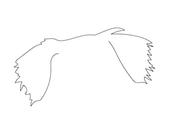 Spaniel Ear Tattoo - Etsy Australia