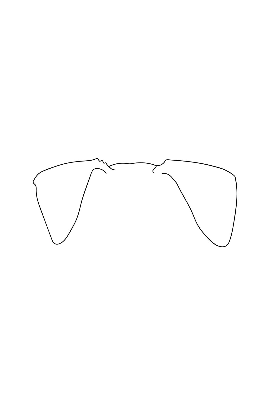 Custom Dog Ear Outline Digital File Dog Ear Line Art | Etsy India