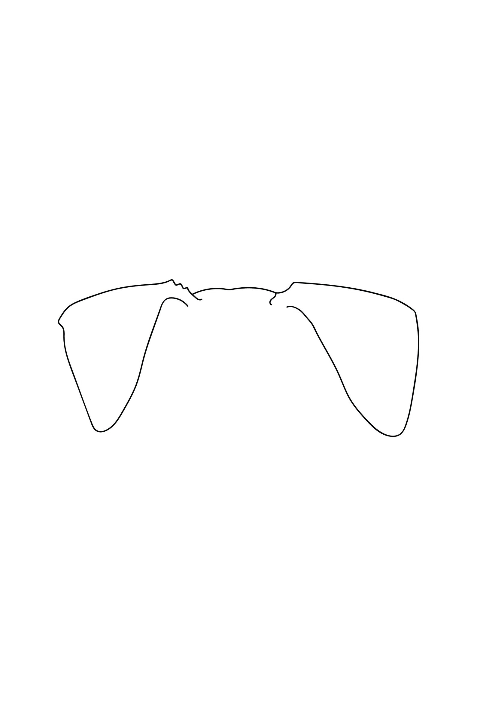 Custom Dog Ear Outline Digital File Dog Ear Line Art | Etsy India
