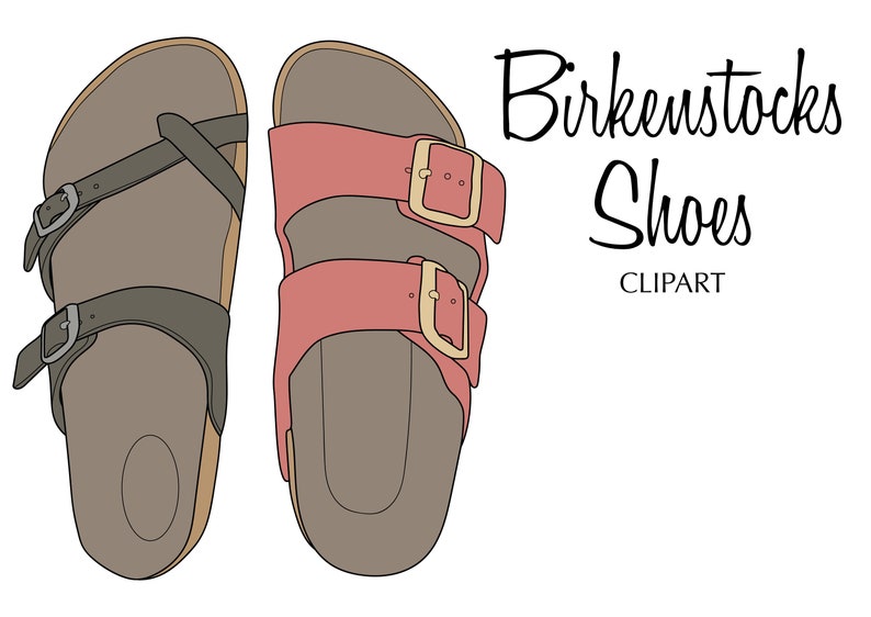 Shoes | Clipart Collection | PNG | Clip Art | Birkenstocks | Londons ...