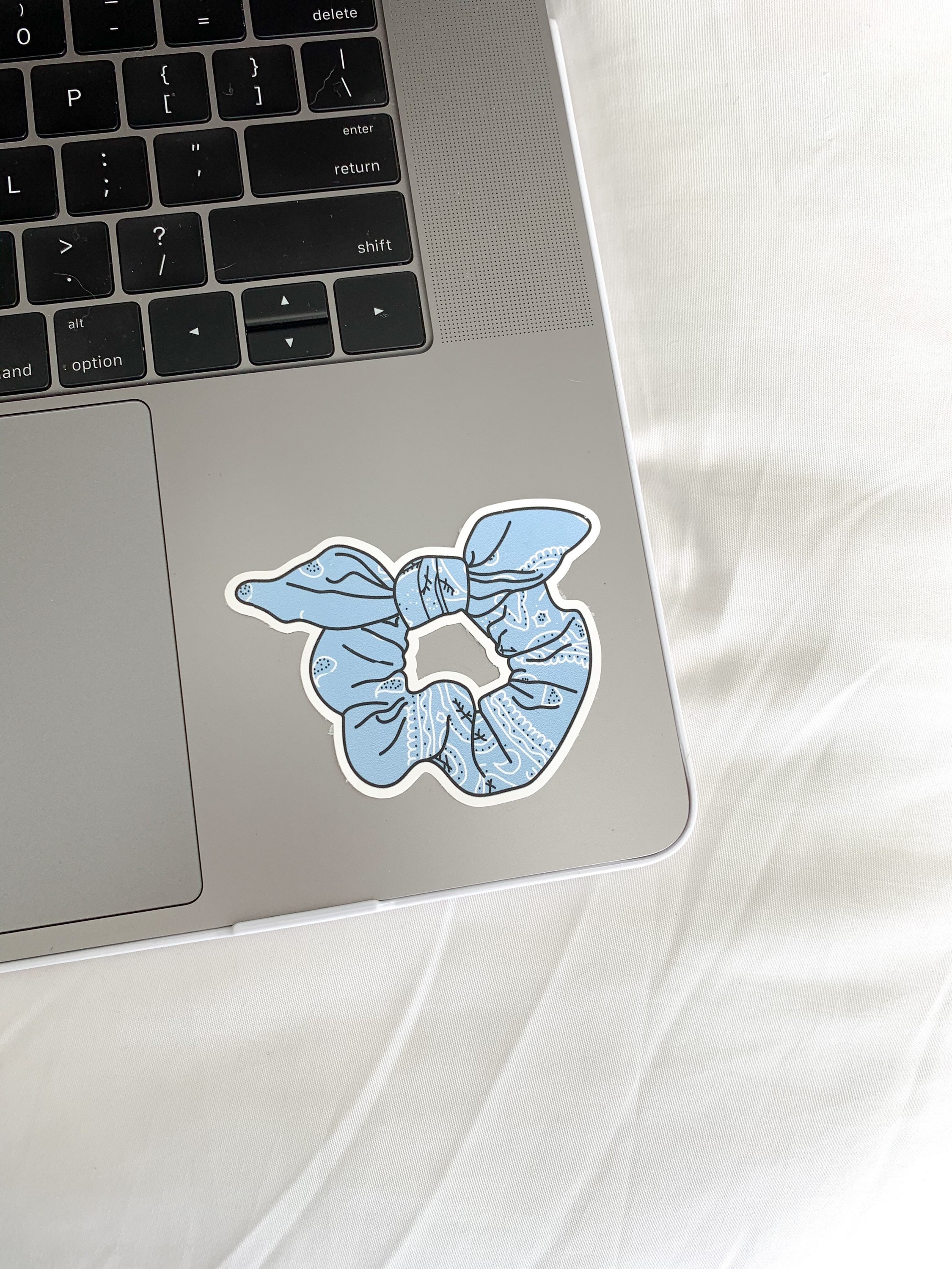 Scrunchie Stickers Blue Paisley Scrunchy Sticker VSCO - Etsy UK