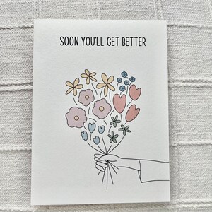 Soon You'll Get Better Card Get Well Soon Cards Sympathy Card Taylor ...