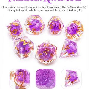 Magic Potion Dice Sets choose Your Color Shimmering Liquid Core Dice - Etsy