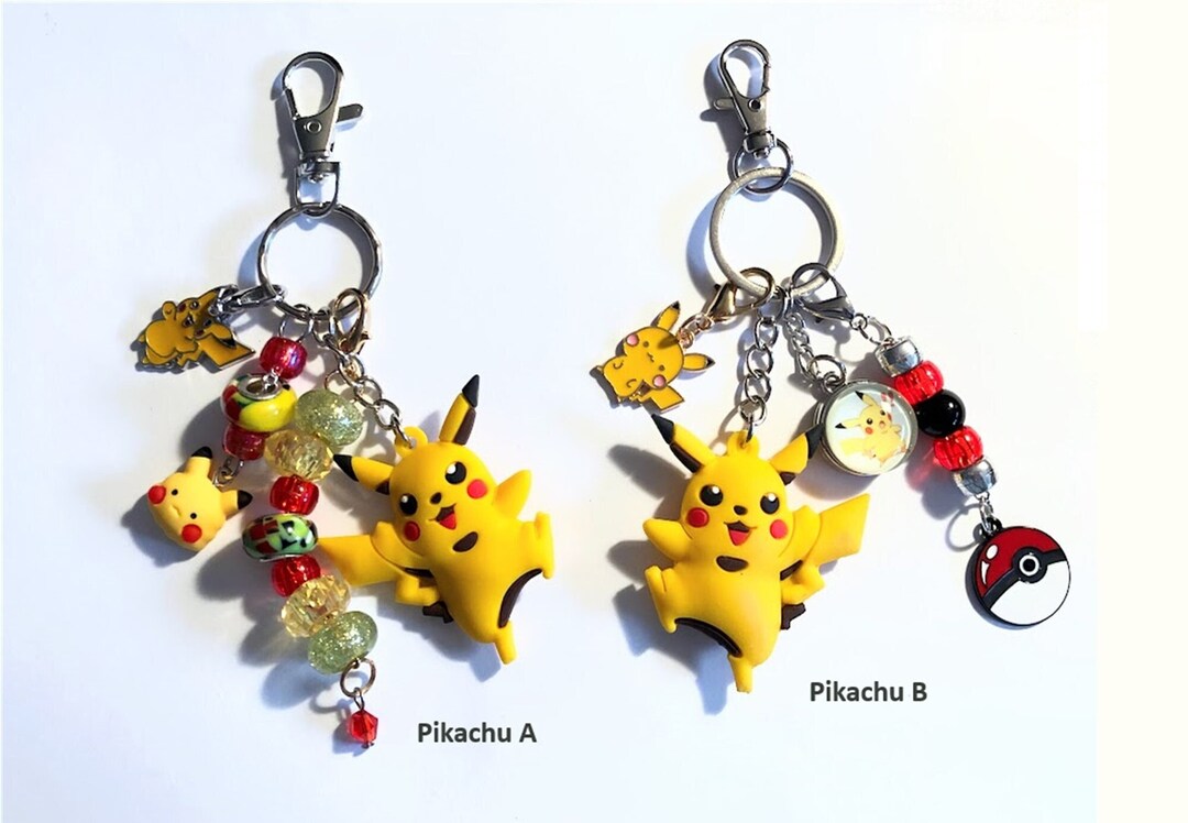 Large Character Break-away Jewelry Keychain, Dangle Charms, OOAK ...