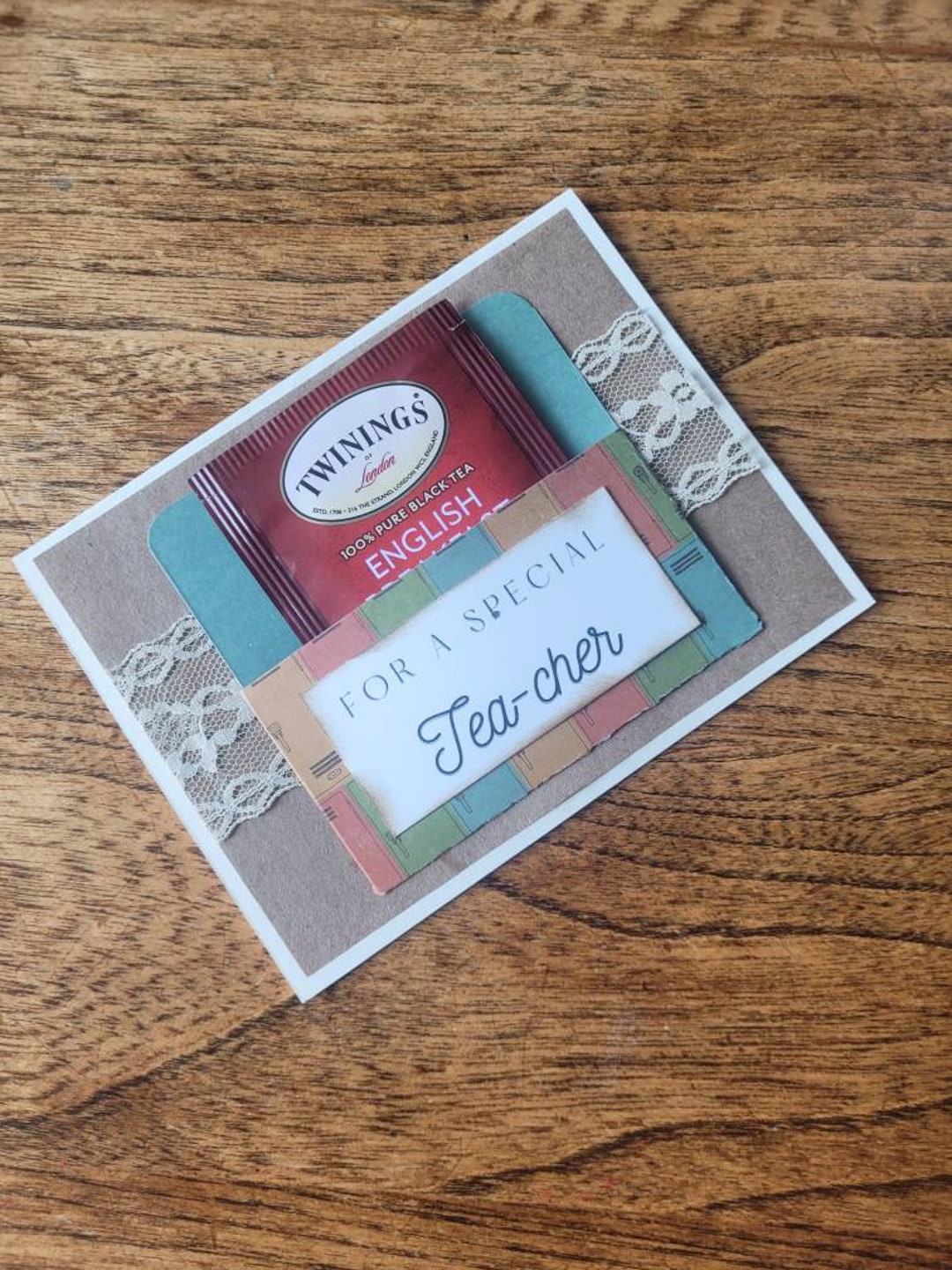 Homemade Card Teacher Appreciation. Thinking of You Card Handmade ...