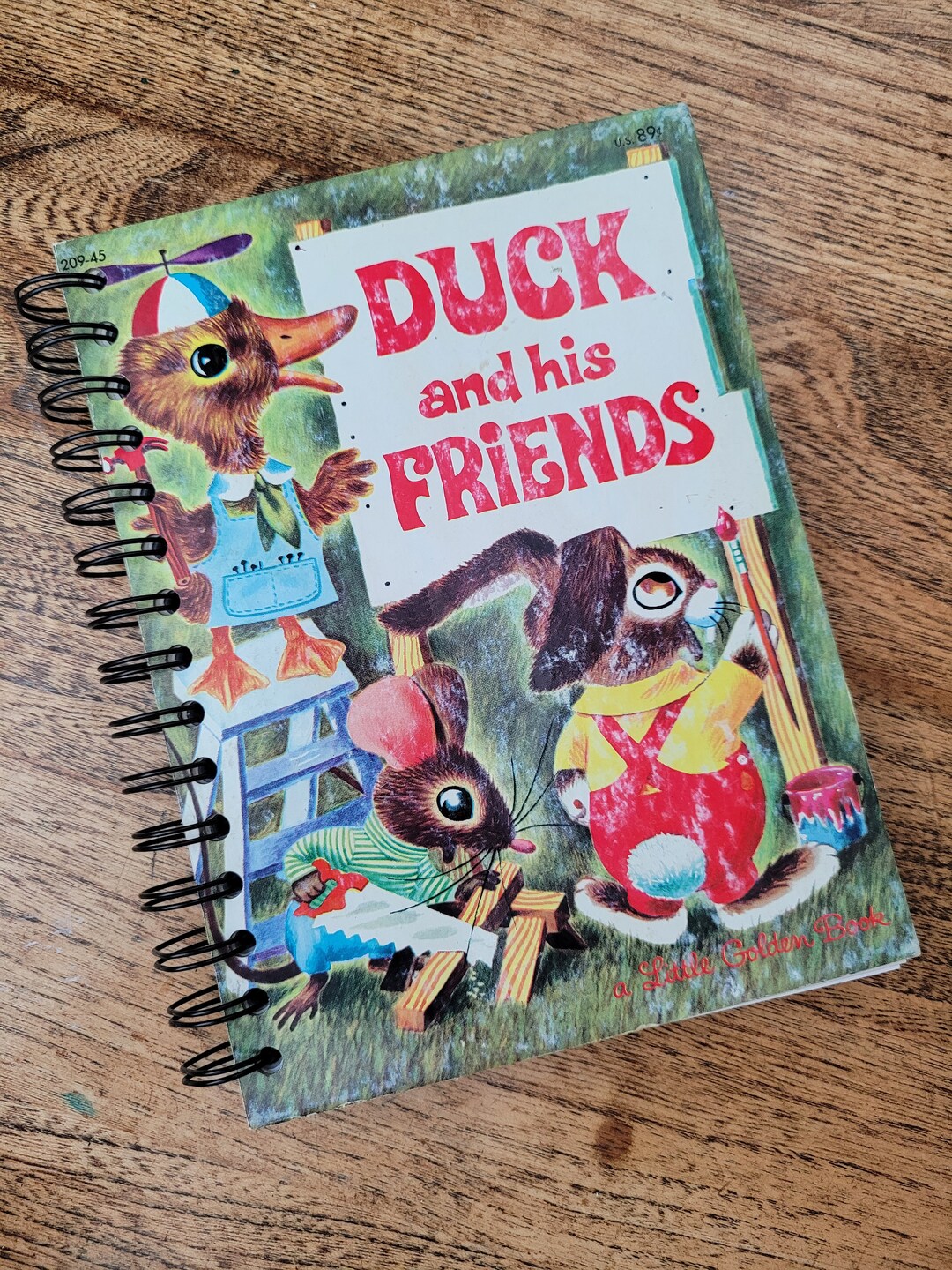 Eco-friendly Upcycled Book Journal, Repurposed Book Journal Sketchbook ...
