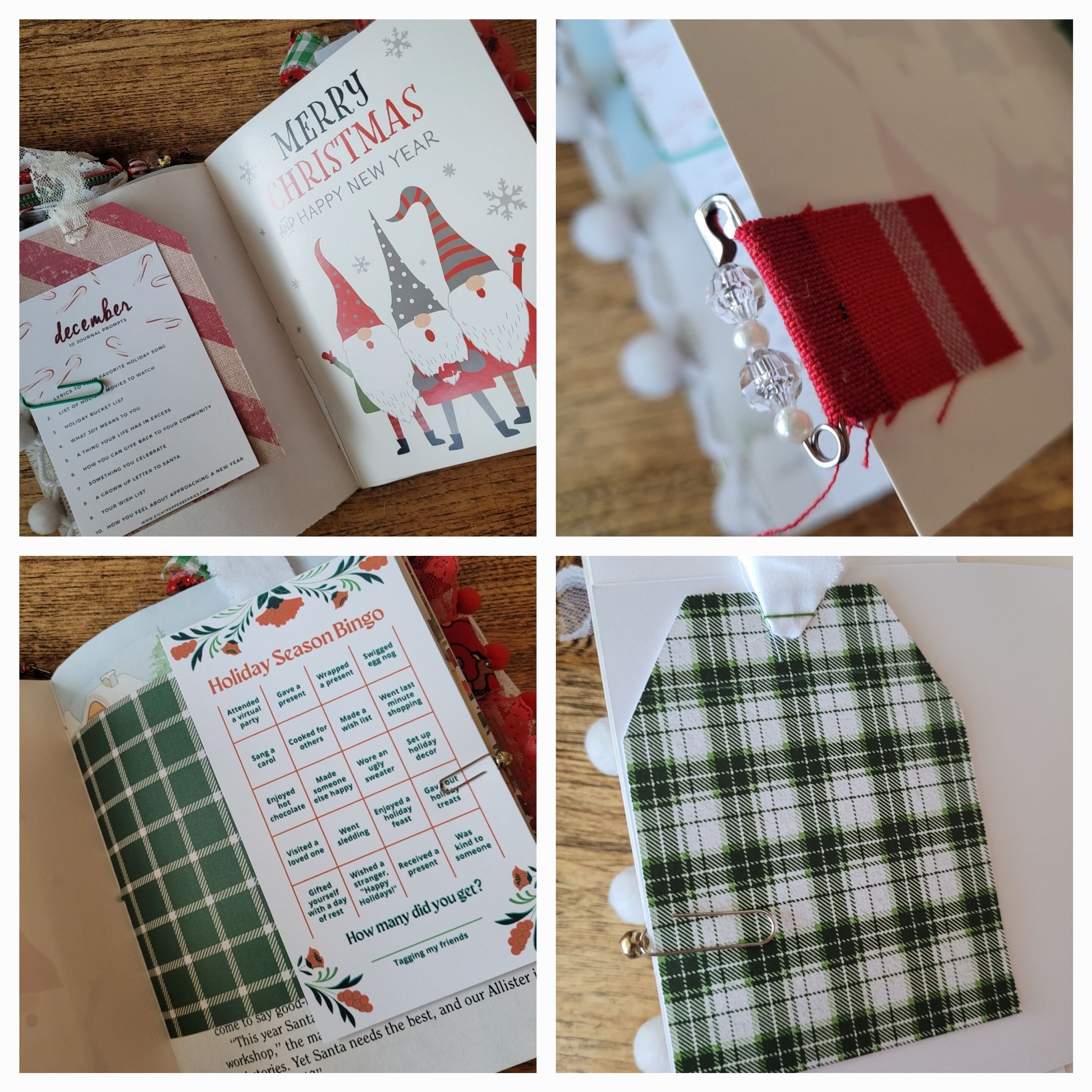 Christmas Junk Journal Handmade, Altered Little Golden Book Journal ...