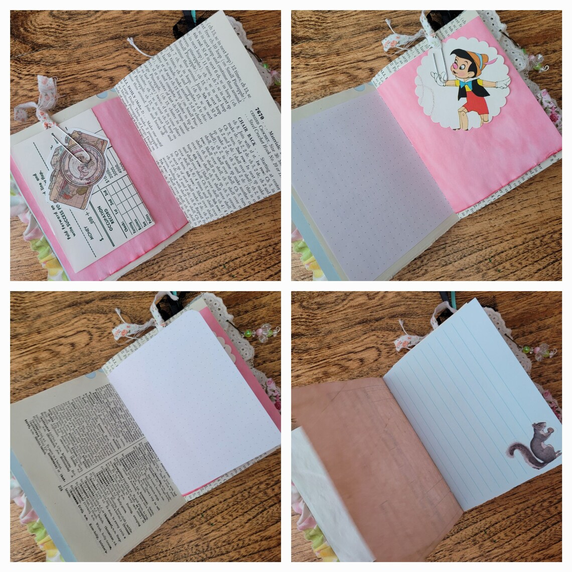 Mini Junk Journal Handmade, Gratitude Journal, Mindfulness Journal ...