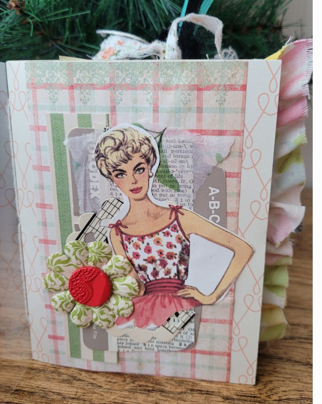 Handmade Mini Junk Journal for Gratitude and Mindfulness, Diary ...