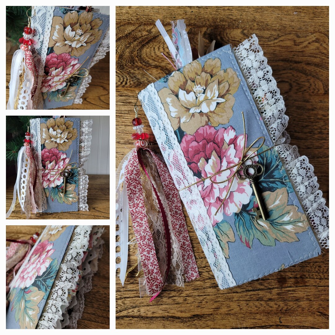 Junk Journal for Sale Handmade, Gratitude Journal, Premade Scrapbook ...
