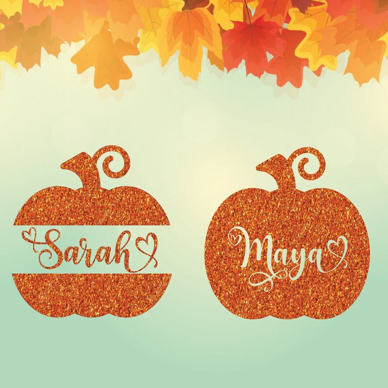 Fall Iron on Monograms - Etsy