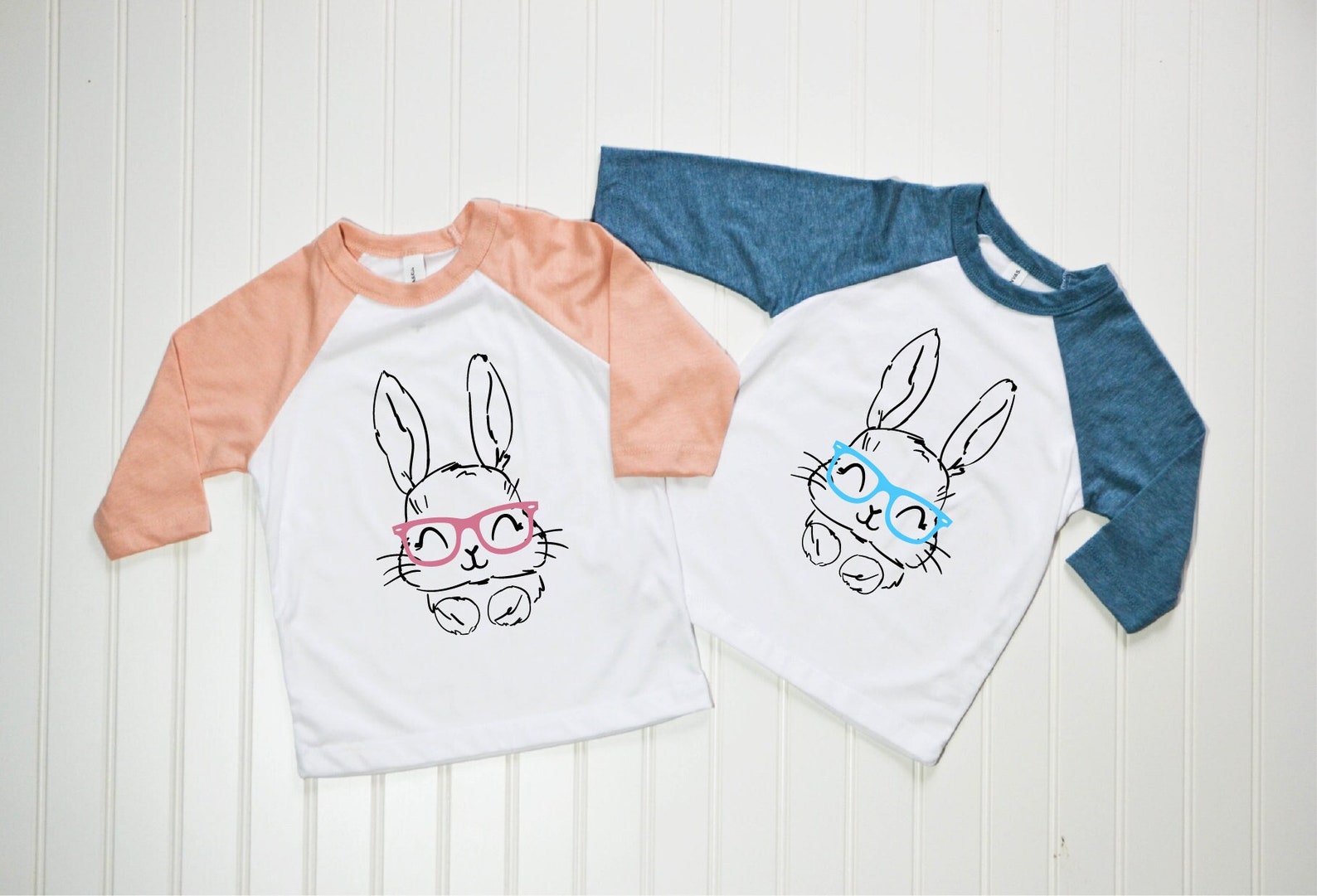 Easter Sibling Outfits Shirts for Brother and Sister, Bunny With the ...
