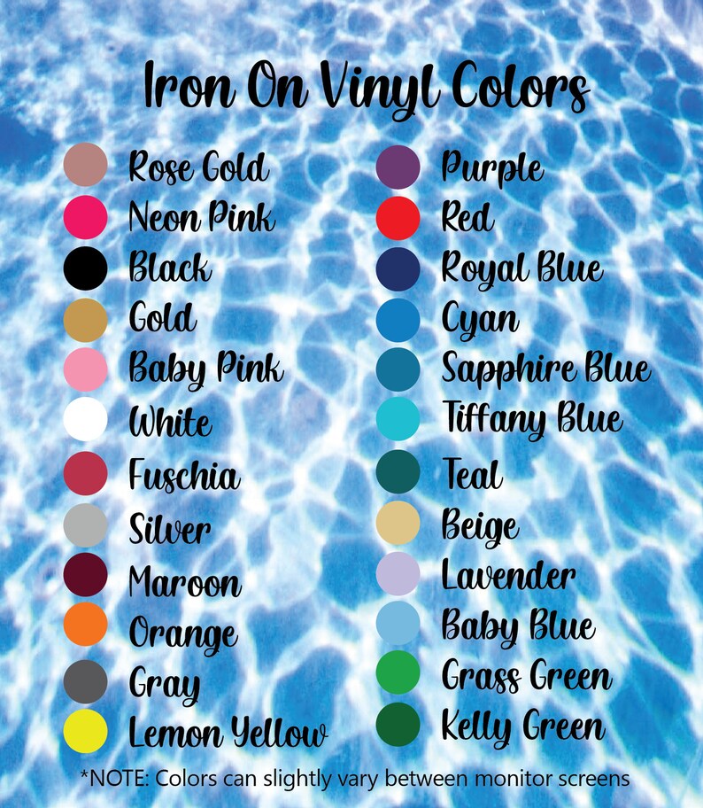 Custom Iron on Decal for Shirt, Custom Iron-on Vinyl Patch, Custom Text ...