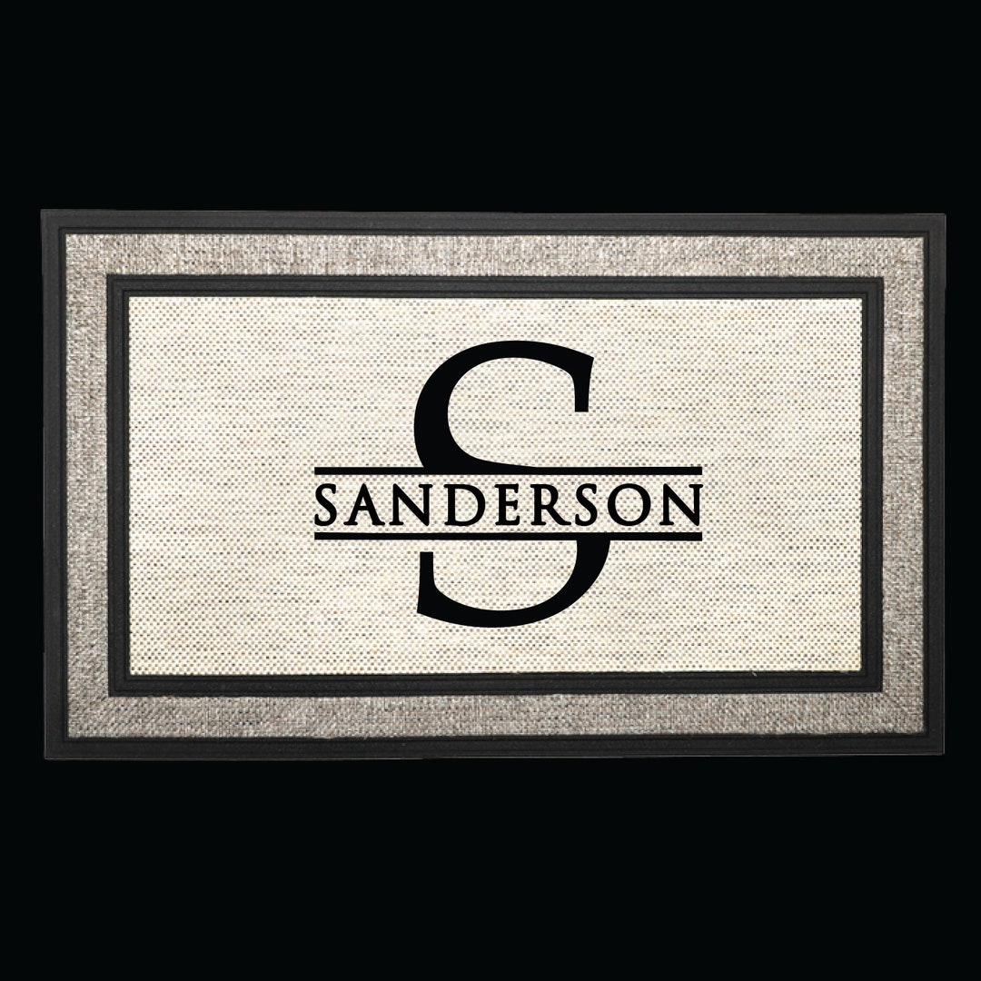 Personalized Door Mat Monogram Door Mat Personalized Last - Etsy