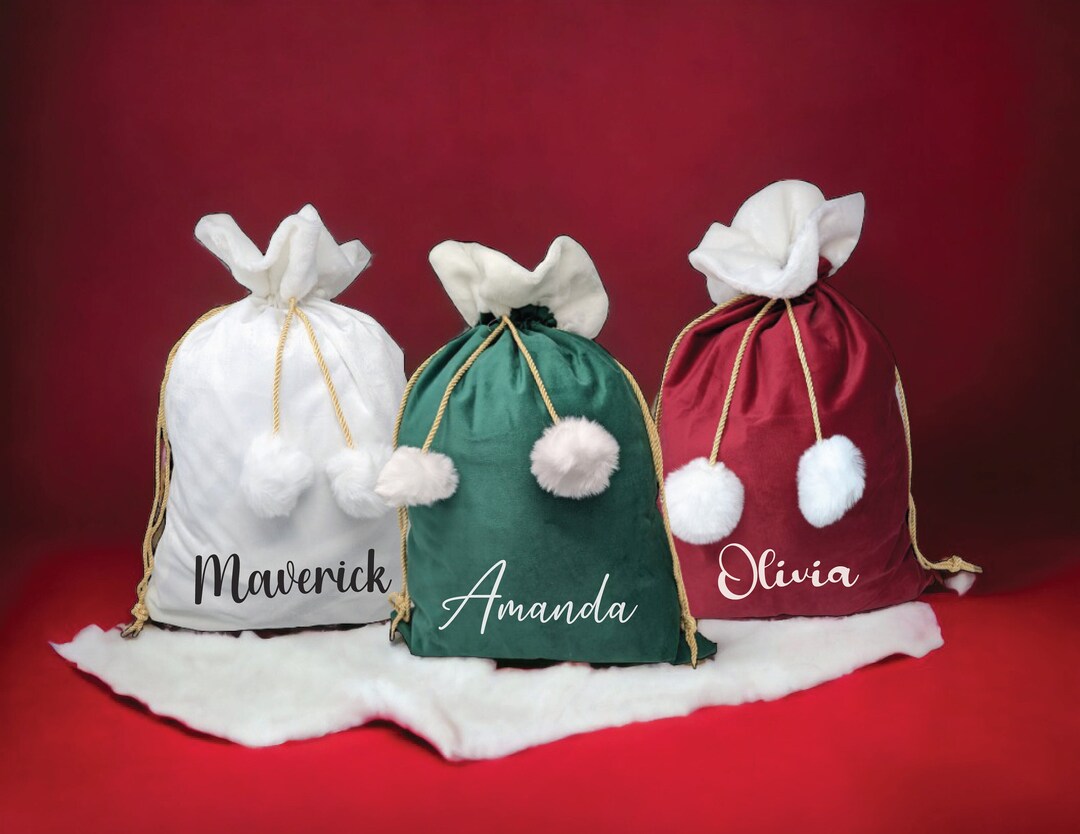 Personalized Christmas Gifts Bag, Christmas Santa Sack Bag, Custom ...
