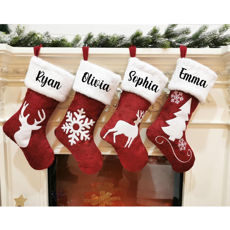 Christmas Stocking Personalized, Customized Stockings for Family ...