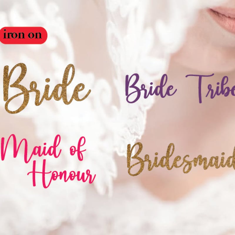 Bride Iron On - Etsy