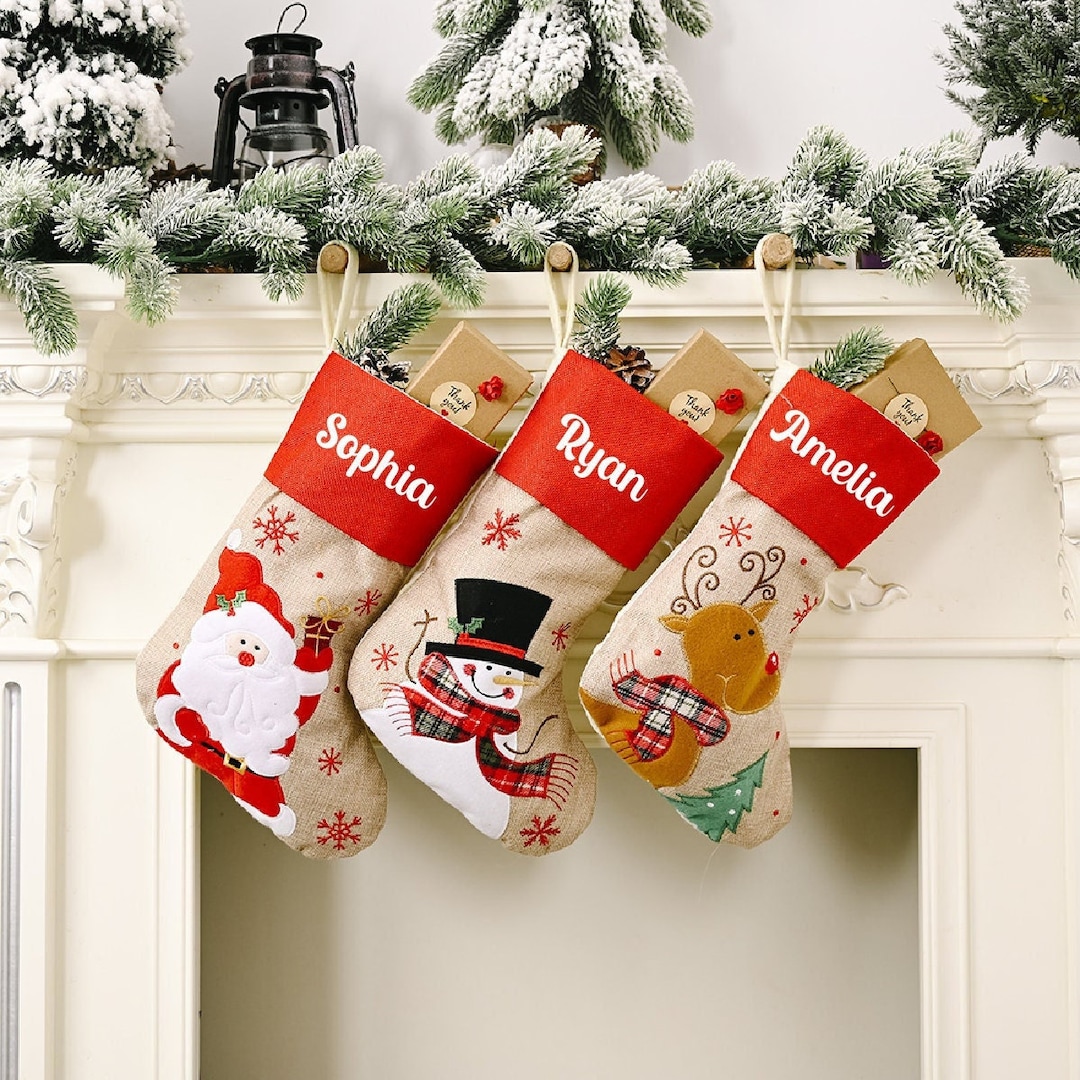 Christmas Stocking Personalized, Customized Stockings for Family ...