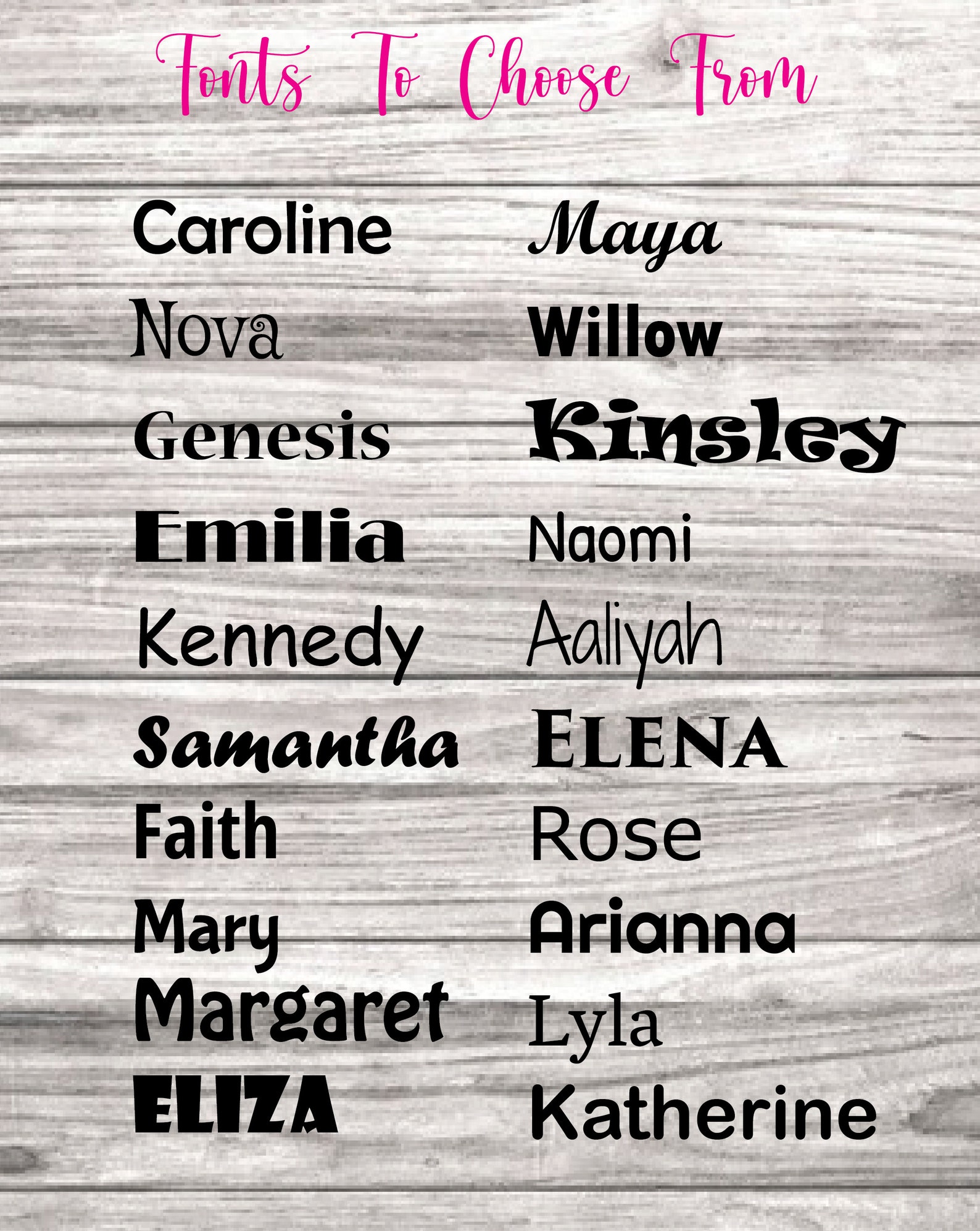 Personalised Iron on Name Decals, Name or Custom Text, Custom Heat ...