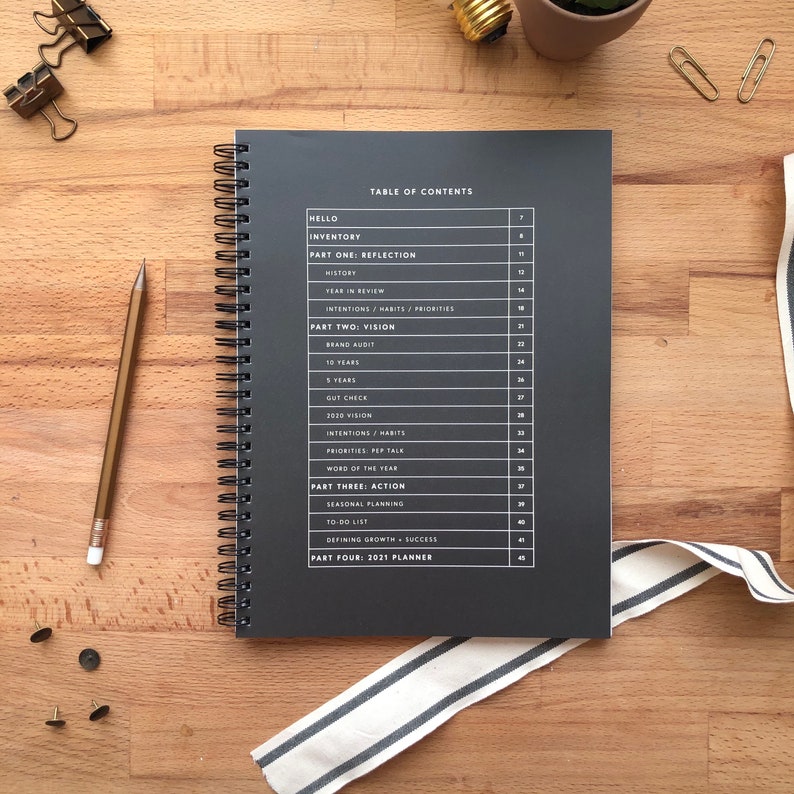 DIGITAL: the Creative's Almanac A New Year Strategic | Etsy