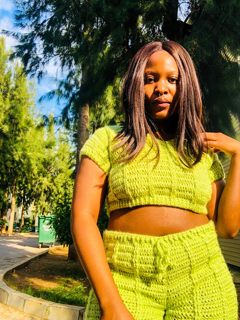 Crochet Ribbed Co-ord Set Pattern - Etsy