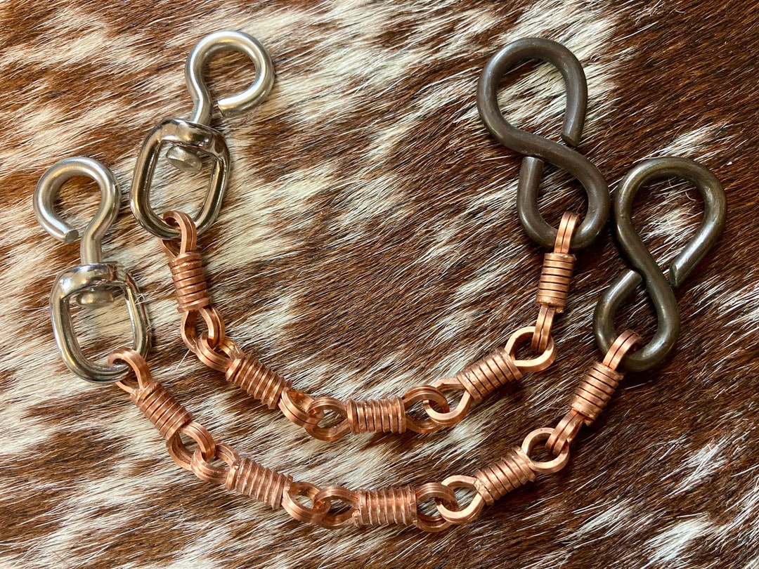 Square Copper Rein Chains - Etsy