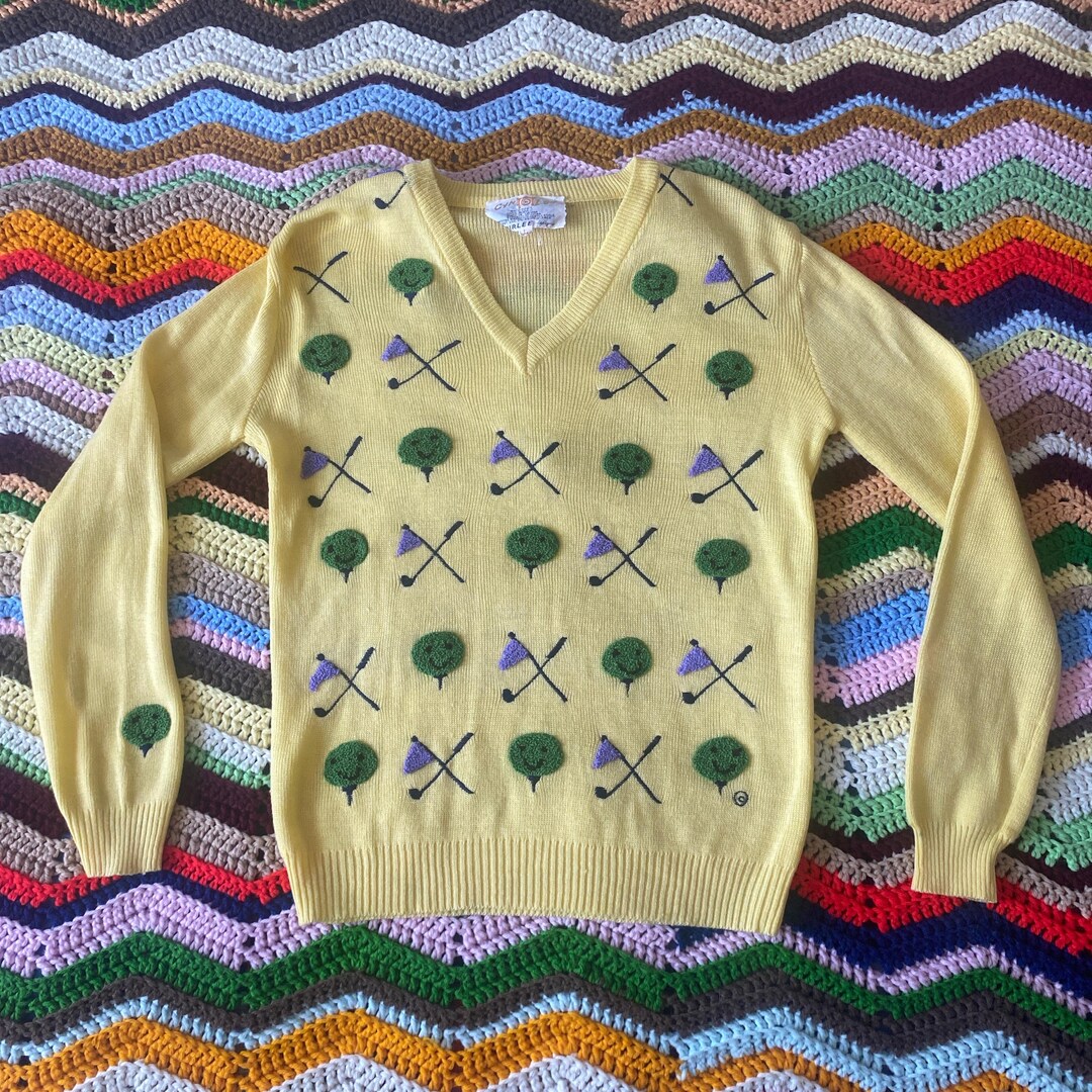 Vintage 1970s Novelty Sweater - Etsy