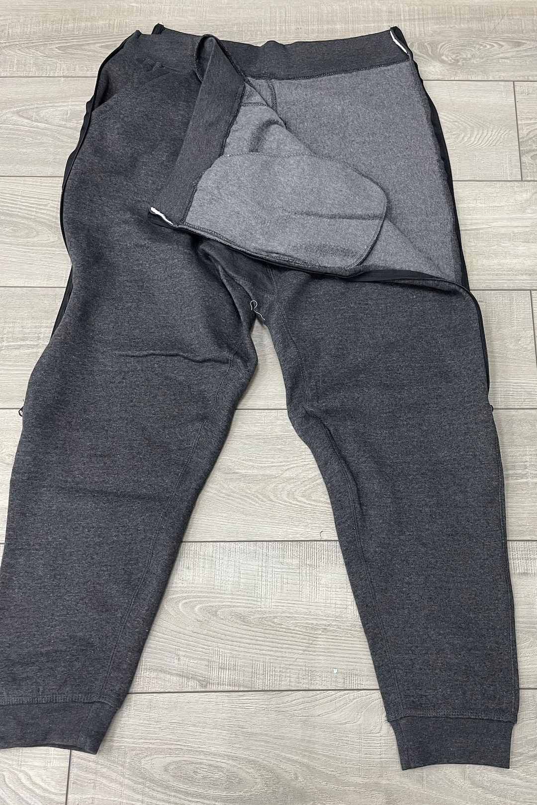 Adaptive Sweatpants. Accessibility, Post Op/surgery, W/ Zippers for 3 ...